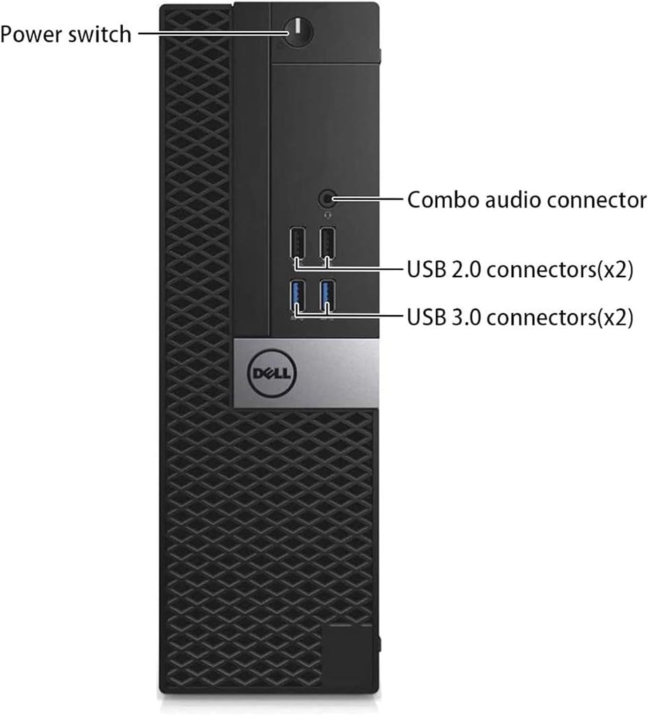 Dell Desktop PC i7 up to 4.20 GHz, 16GB RAM, 512GB SSD, Win 10 Pro WF+ ...