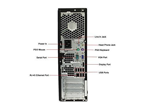 HP HP 6005 Pro Desktop 2.8 GHz Dual Core Win 7 Pro or XP Pro HP SFF ...