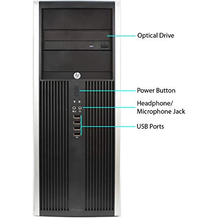 computer tower with optical drive